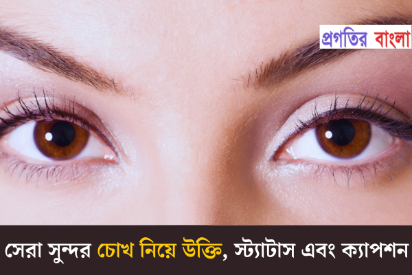 300+ সেরা চোখ নিয়ে উক্তি । Eye Quotes In Bengali - Progotir Bangla